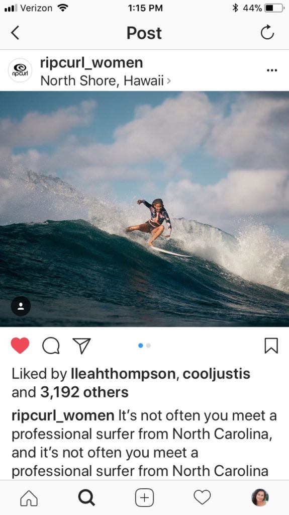 WB Surfer Leah Thompson making waves around the world - WBLiveSurf