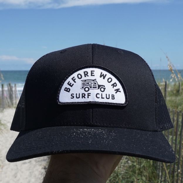 Before Work Surf Club’s new ‘Ole Woodie’ hats! - WBLiveSurf