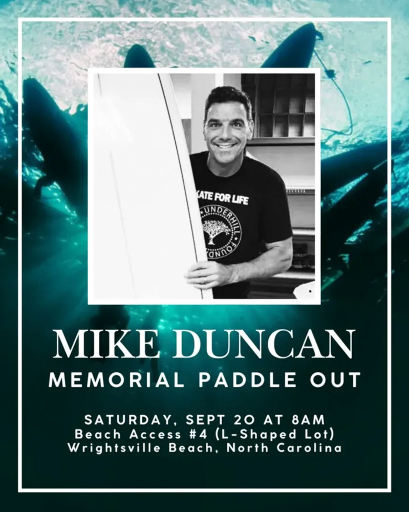 Paddle Out for Mike Duncan - WBLiveSurf